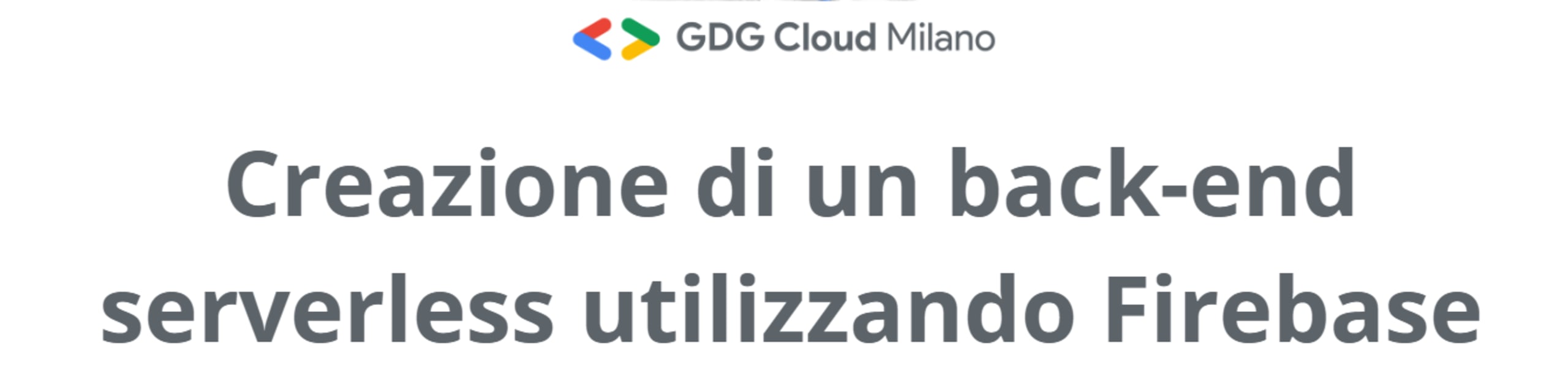 See Creazione di un back-end serverless utilizzando Firebase Cloud Functions at Google Developer ...